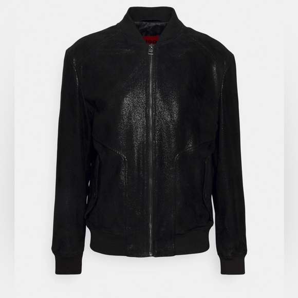 Hugo Boss | Jackets & Coats | New Hugo Boss Lizzo Suede Leather Jacket ...